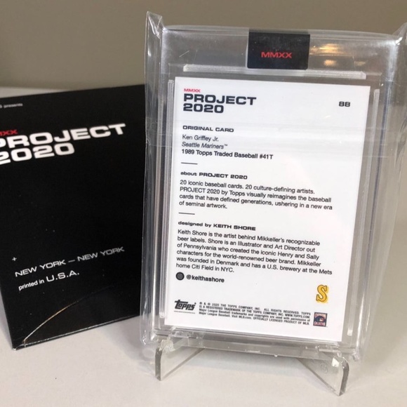 Topps | Toys | Topps Project 220 Ken Griffey Jr Keith Shore 989 Rc ...
